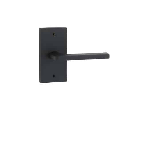 Embassy EH280 Tuxedo Door Lever, Straight Edge Design
