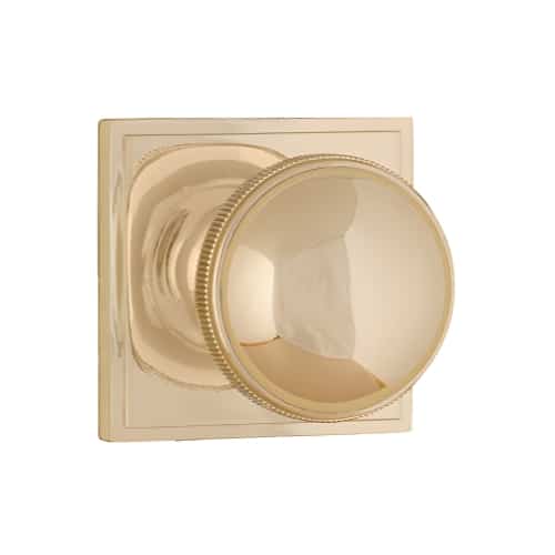 Embassy EH300 Washington Door Knob, Coin Shape With Ridges