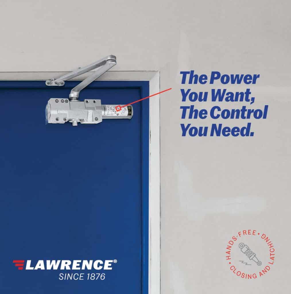 Door Closer, Heavy Duty Cast Aluminum Commercial, Lawrence Hardware LH816