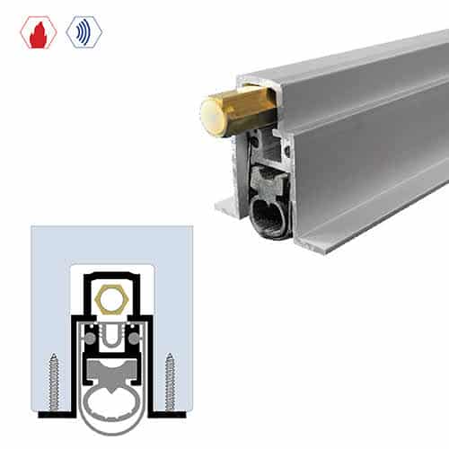 Automatic Door Bottom, Heavy Duty, Concealed - Neoprene Double Bulb ...