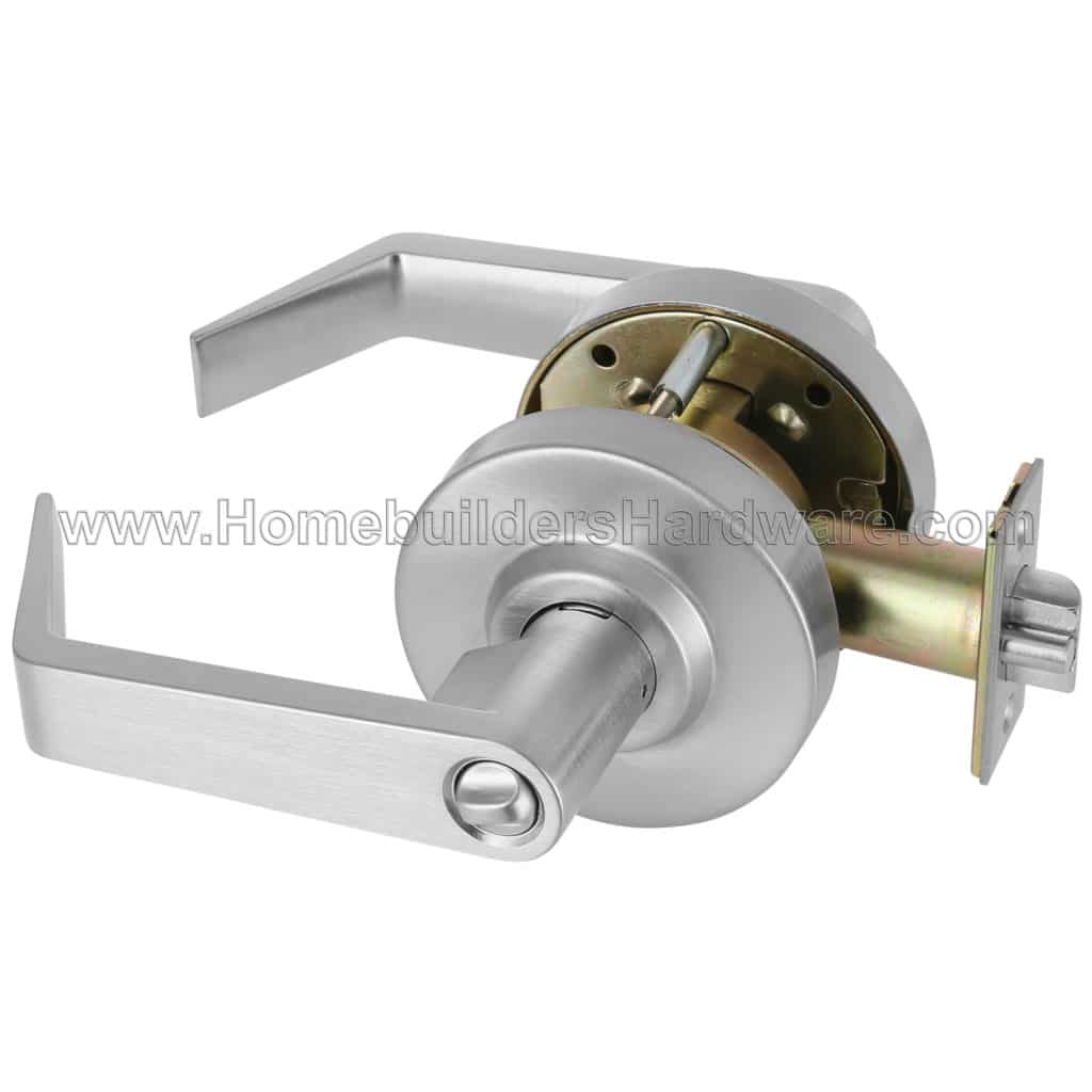 Lawrence Cylindrical Extra Heavy Duty Grade 1 Commercial Lever Lockset - Brushed Chrome ...