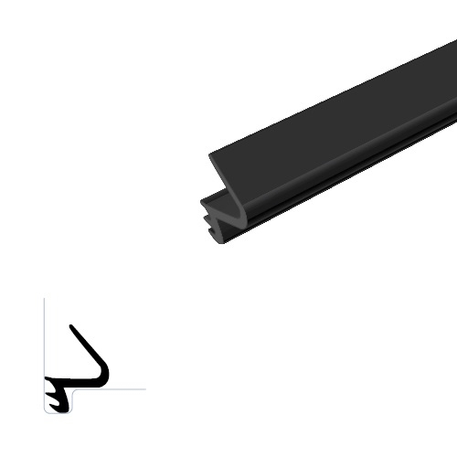 Kerf Frame Weatherstripping with Durable Silicone - 1/4" x 1/4" Small ...